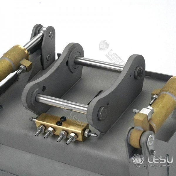 LESU 1/14 excavator C374 modified quick release hydraulic opening and ...