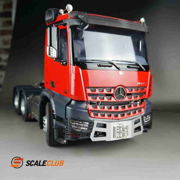 scaleclub Tamiya benz AROCS 3363 narrow floor engineering board front ...