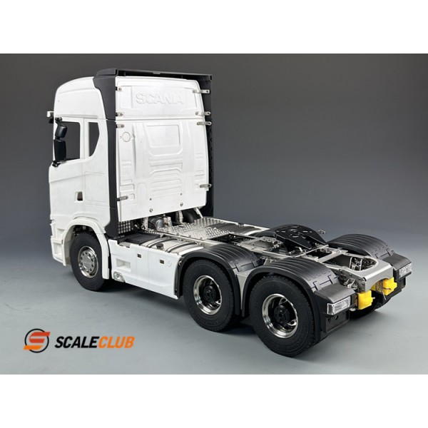 Scaleclub 1/14 Tamiya scania 770S upgrade full metal 6x6 chassis simulation