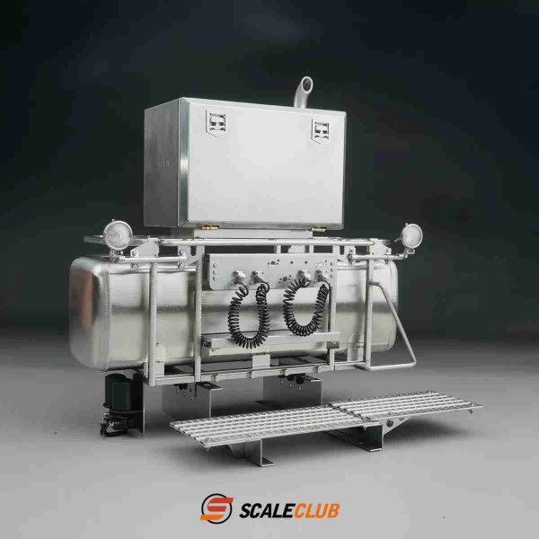 scaleclub Tamiya MAN Scania benz heavy towing equipment rack tool box ...