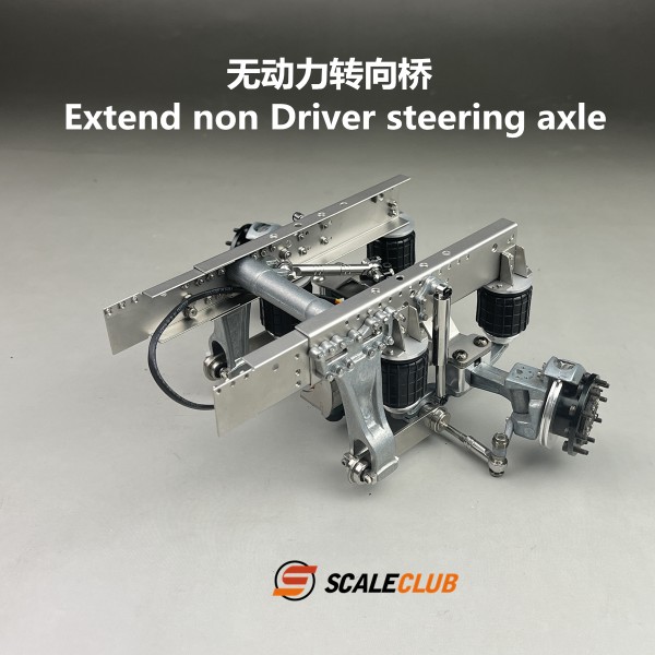 Scaleclub 1/14 Tractor Truck Heavy Duty SLT Upgrade Extended Rear Axle ...