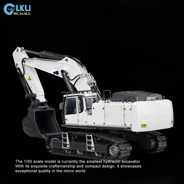 1/50 R970 hand-customized metal hydraulic excavator desktop RC model