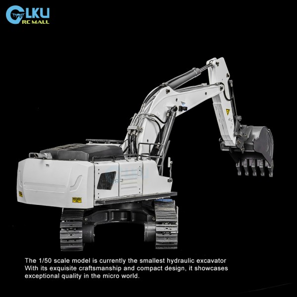 1/50 R970 hand-customized metal hydraulic excavator desktop RC model
