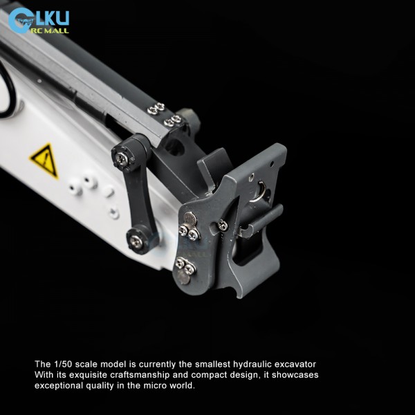 1/50 R970 hand-customized metal hydraulic excavator desktop RC model