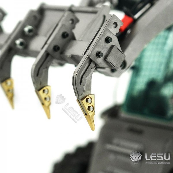 LESU 1/14 Bobcat skid steer loader model equipped with metal ripper AT ...