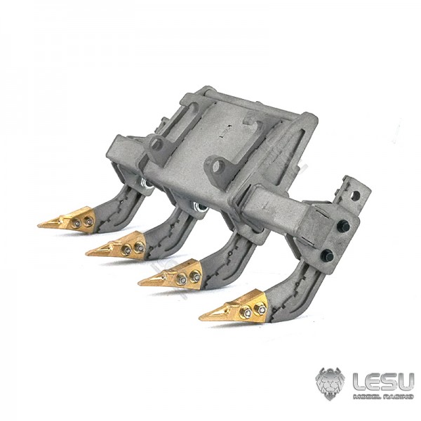 LESU 1/14 Bobcat skid steer loader model equipped with metal ripper AT ...