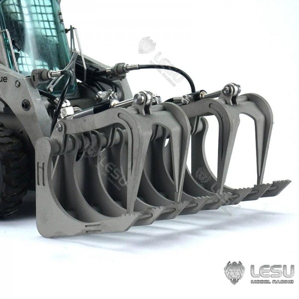 LESU 1/14 Bobcat skid steer loader model equipped with hydraulic claw ...