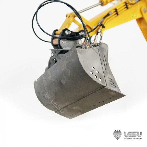 LESU 1/14 model excavator AC360 wheel digging small short tail modified ...